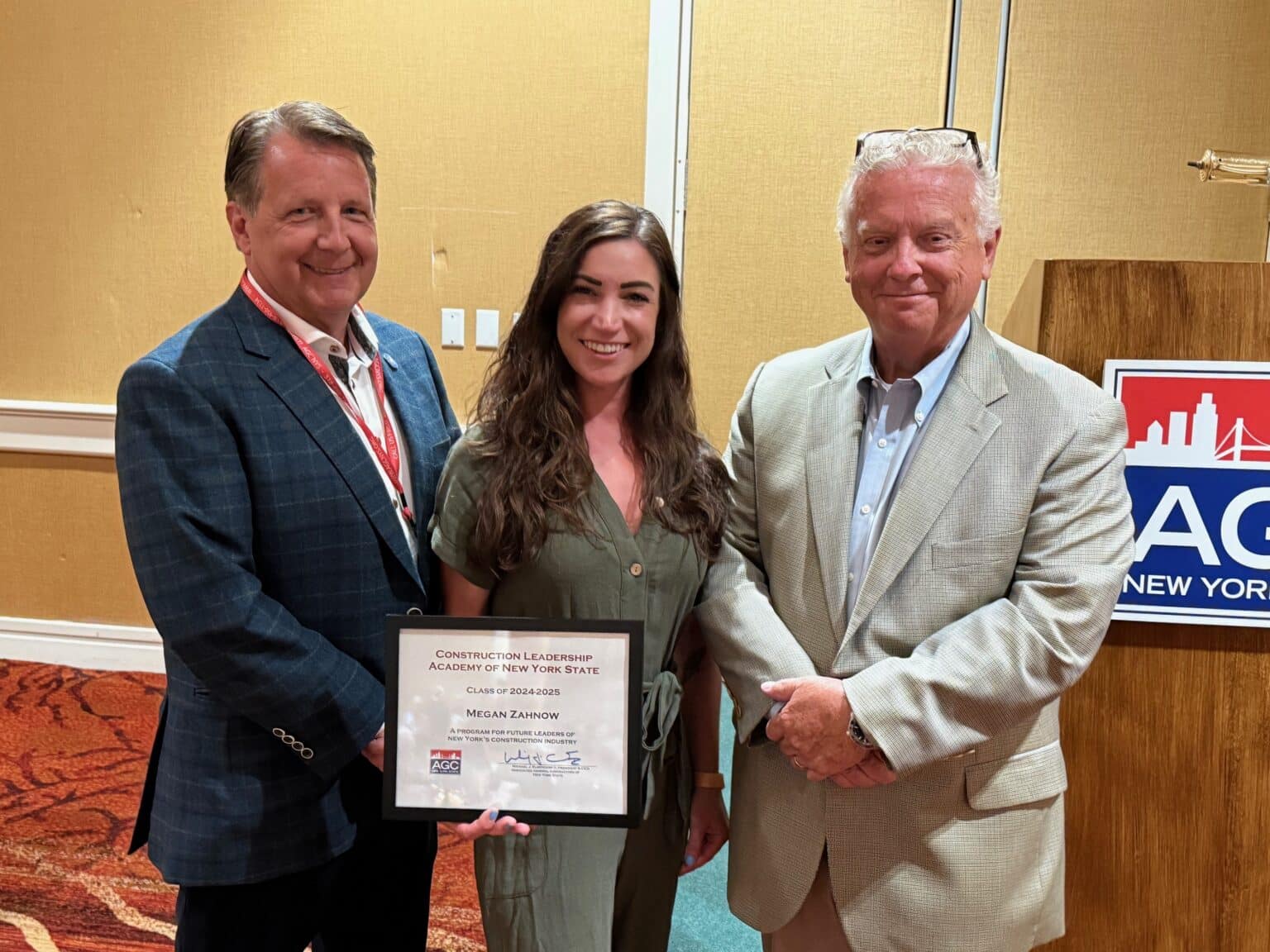 Megan Zahnow Graduates from AGC NYS Construction Leadership Academy ...